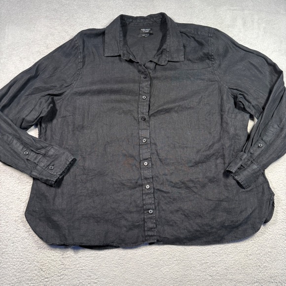J. Crew | Tops | Jcrew Baird Mcnutt Irish Linen Button Down Shirt Top ...